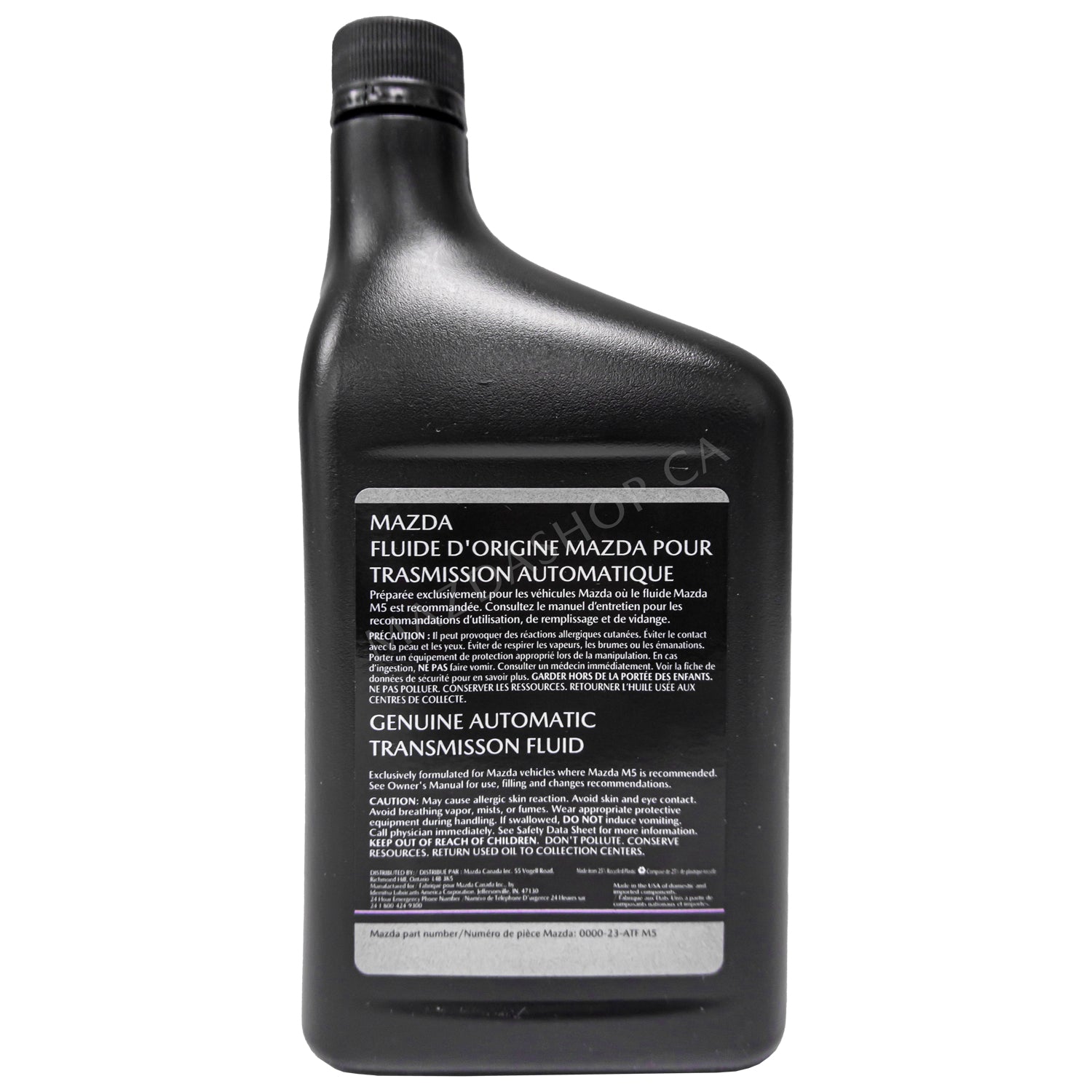 Transmission Fluid, Automatic [M-V (M5)] | Mazda - Mazda Shop | Genuine ...