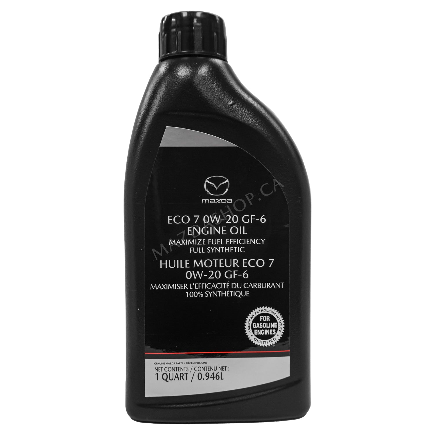 Engine Oil, Full Synthetic (GF-6, ECO 7) | Mazda (SAE 0W-20 ...
