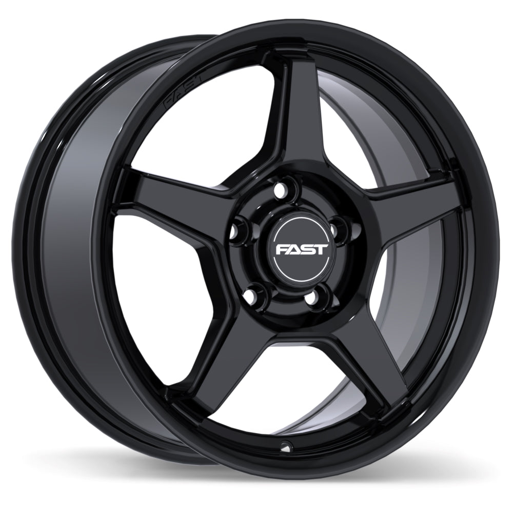 Fast Wheels FLAIR Alloy Wheel (Gloss Black) — 15", 16", 17" - MazdaShop ...