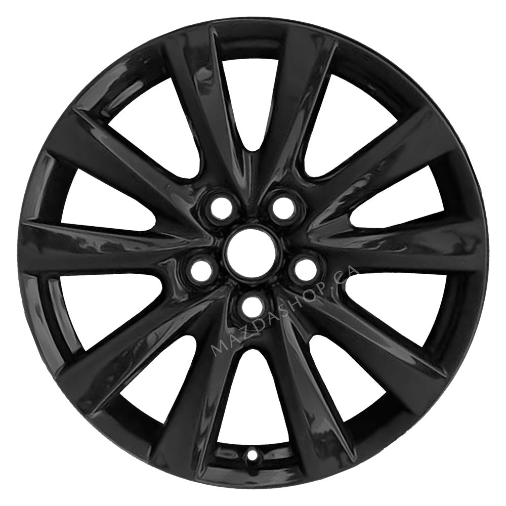 Mazda3 OEM Alloy Wheel, Design 169B (Black Metallic) — 18" | Mazda3 Se ...