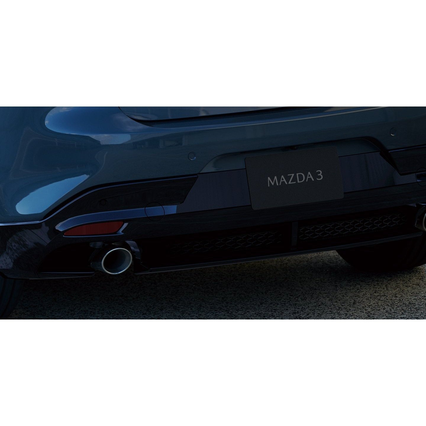 Aero Kit [SIGNATURE STYLE]: Rear Under Spoiler (Brilliant Black) | Maz ...
