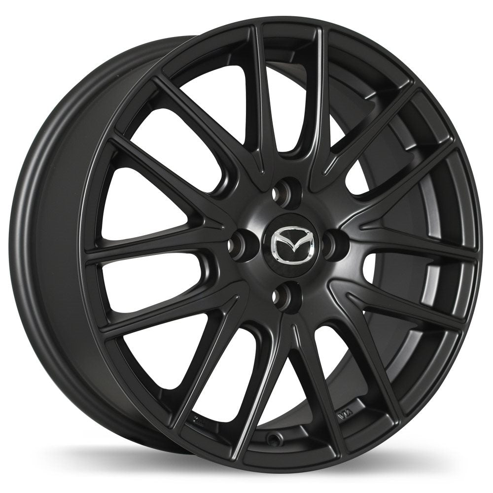 Mazda M009 Alloy Wheel (Matte Black) — 17" - MazdaShop | Genuine Mazda ...
