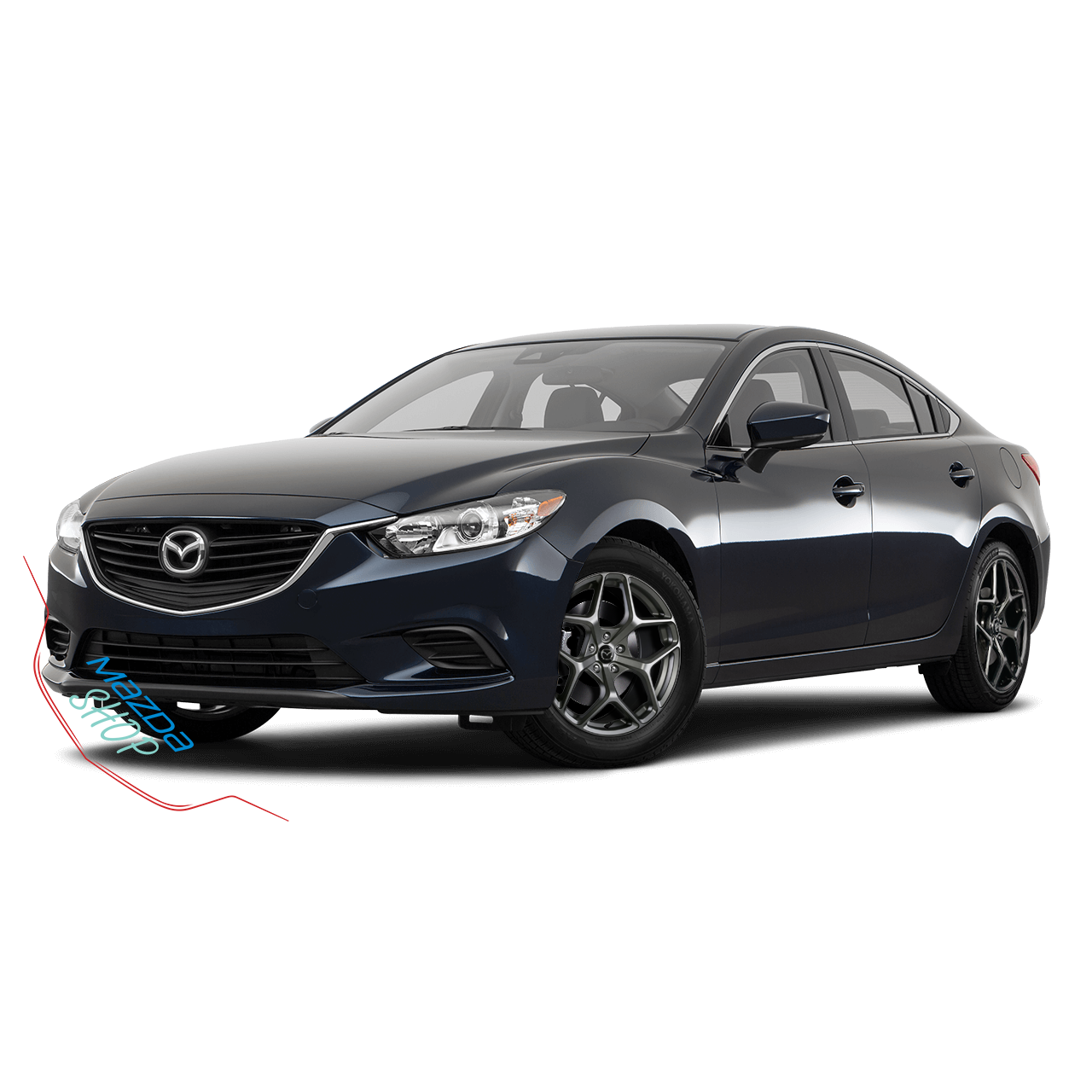 Mazda M012 Alloy Wheel (Matte Gunmetal) — 16", 17", 18", 20" | Full Se ...