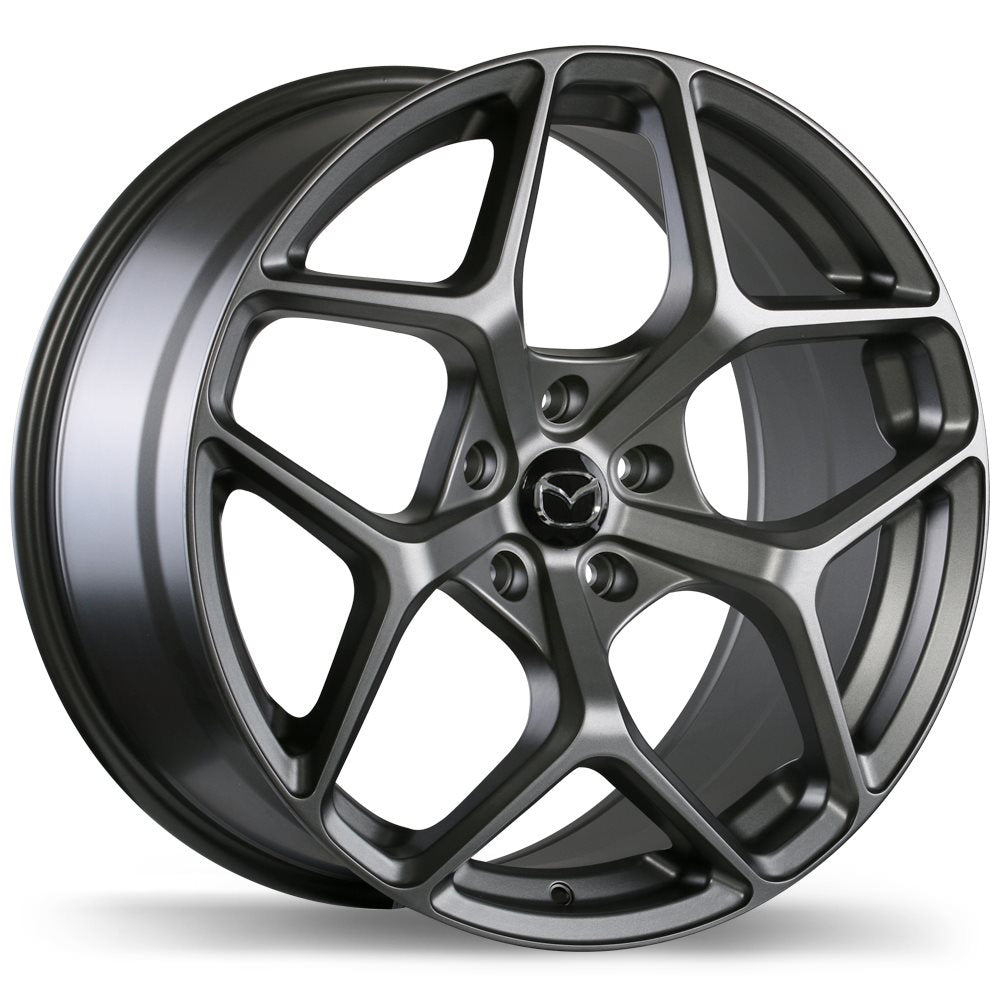 Mazda M012 Alloy Wheel (Matte Gunmetal) — 16", 17", 18", 20" - Mazda ...