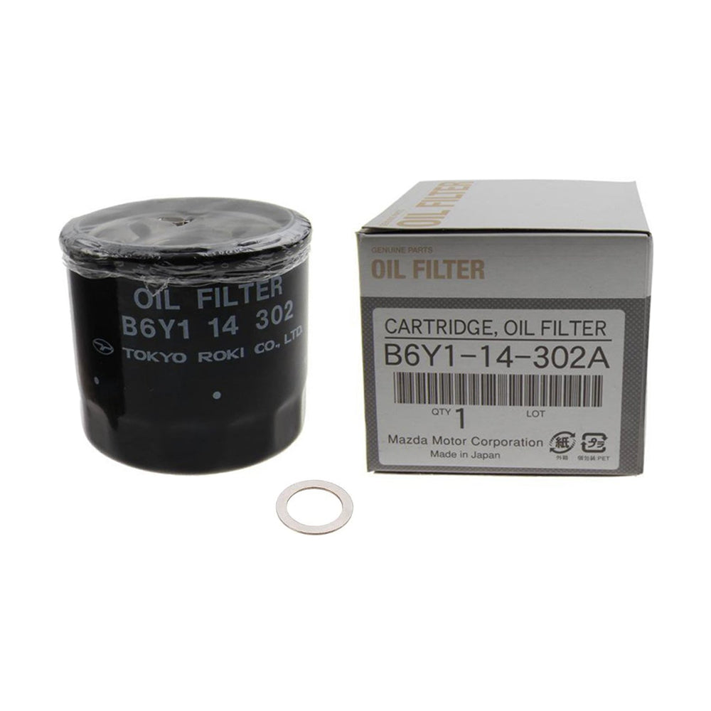 Mazda Original Engine Oil Filter & Gasket Replacement | Mazda MX-5 (19 ...