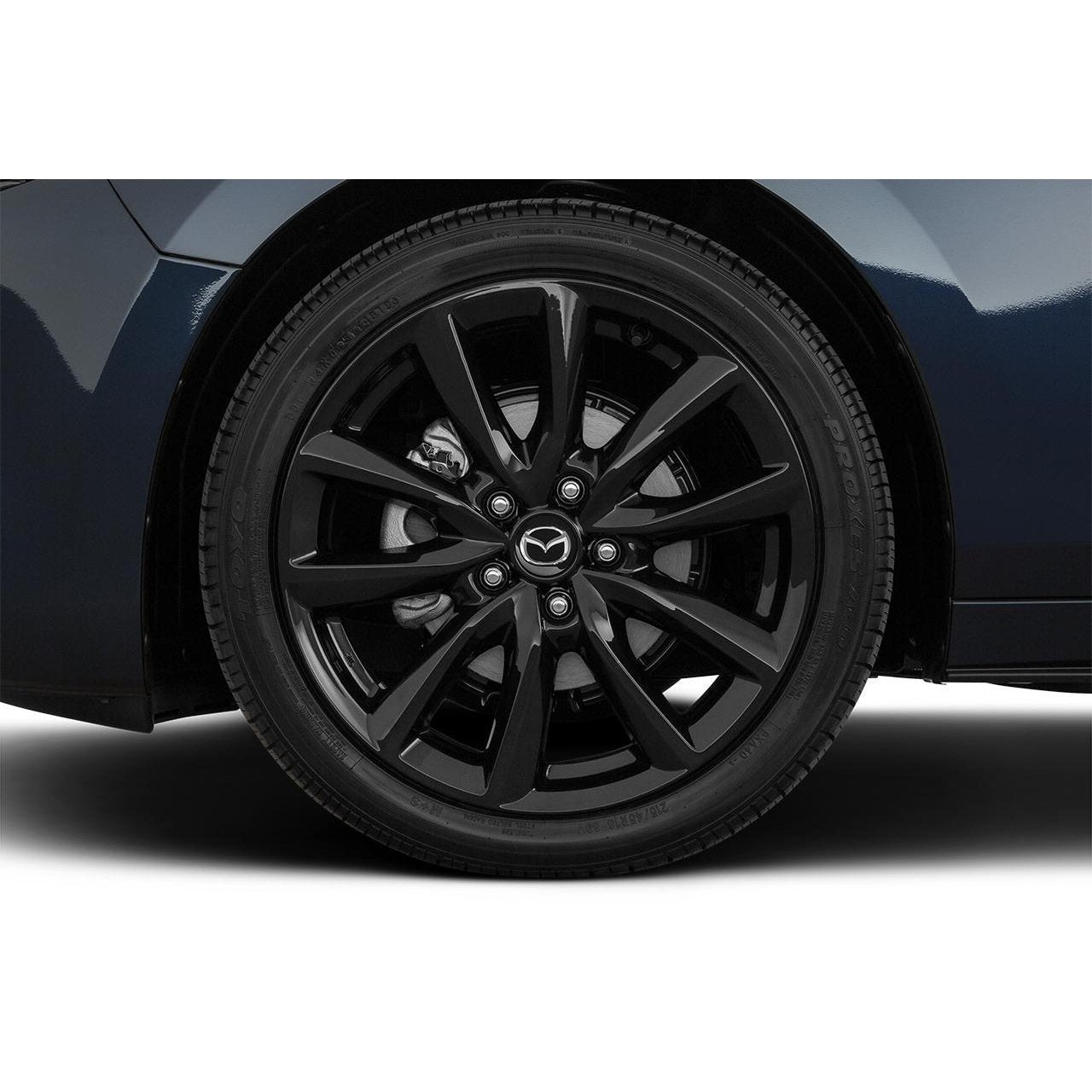 Mazda3 OEM Alloy Wheel, Design 168 (Black Metallic) — 18" | Mazda3 Hat ...