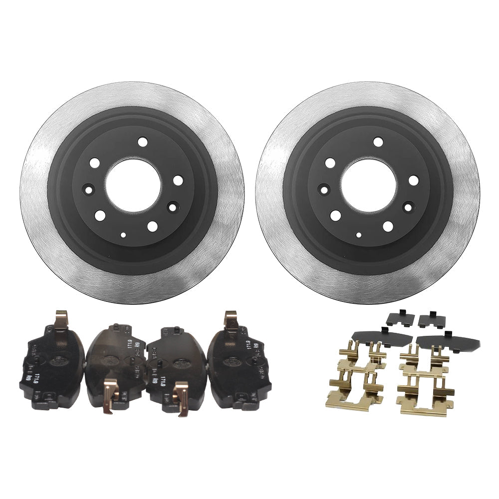 Brake Package, Rear: Pads, Rotors & Attachment Kit | Mazda CX-5 (2013 ...
