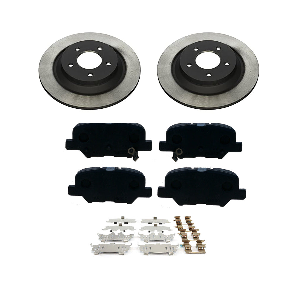 Rear Brake Package: Pads, Rotors & Attachment Kit | Mazda6 (2014-2015 ...